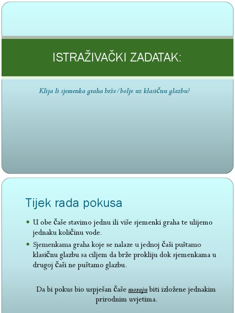 Istraživački Zadatak | PDF