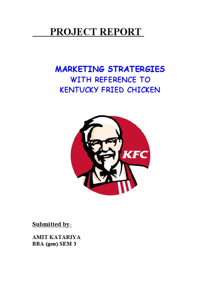 Project Report: Marketing Stratergies | PDF | Fast Food Restaurants ...