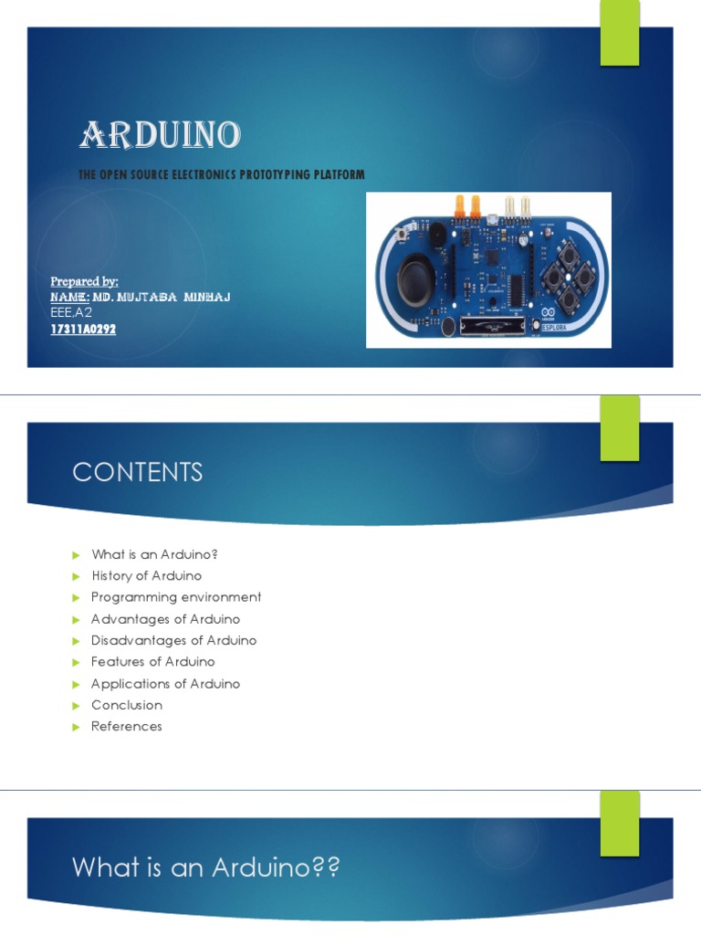 Arduino The Open Source Electronics Prototyping Platform Pdf Arduino Electronic Engineering