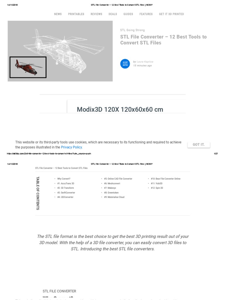 STL File Converter - 12 Best Tools To Convert STL Files - All3DP | PDF ...