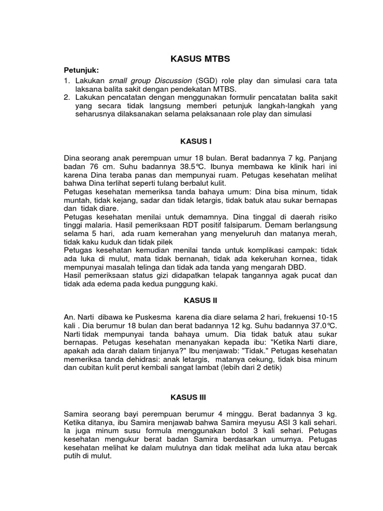 Studi Kasus Mtbs | PDF | Sains & Matematika