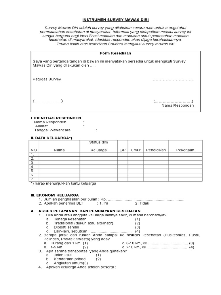 4.1.1.2 B Instrumen Kuesioner SMD Edit Coding | PDF