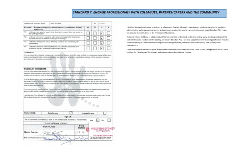 Standard 7 | PDF