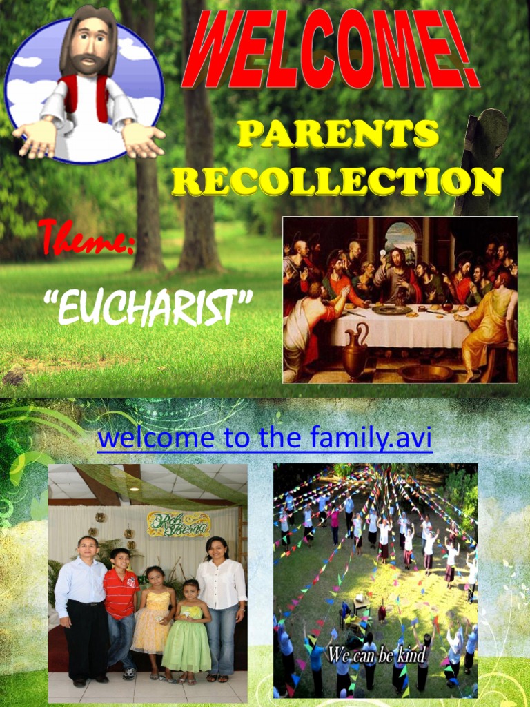 Parents Recollection: Theme | PDF | Eucharist | Sacrifice
