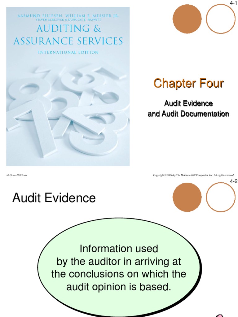 Chapter Four: Audit Evidence and Audit Documentation | PDF | Auditor's Report | Audit