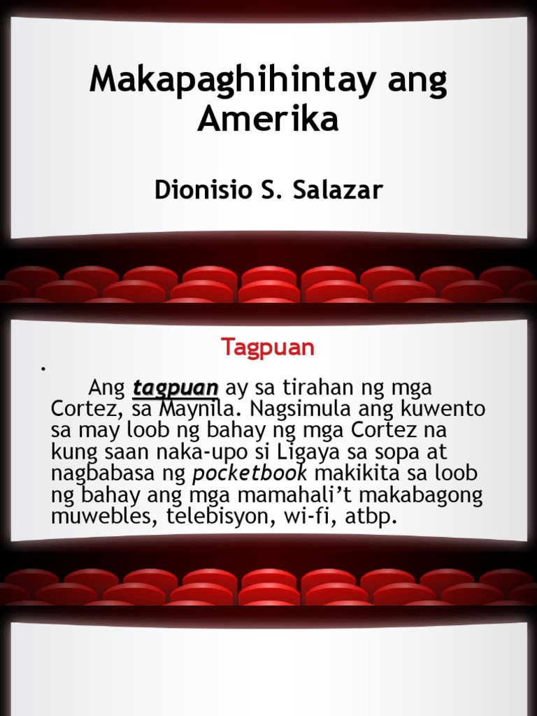 Makapaghihintay ang Amerika: Dionisio S. Salazar