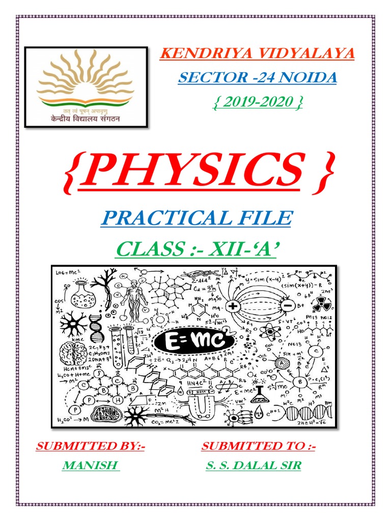 (Physics) : Practical File | PDF
