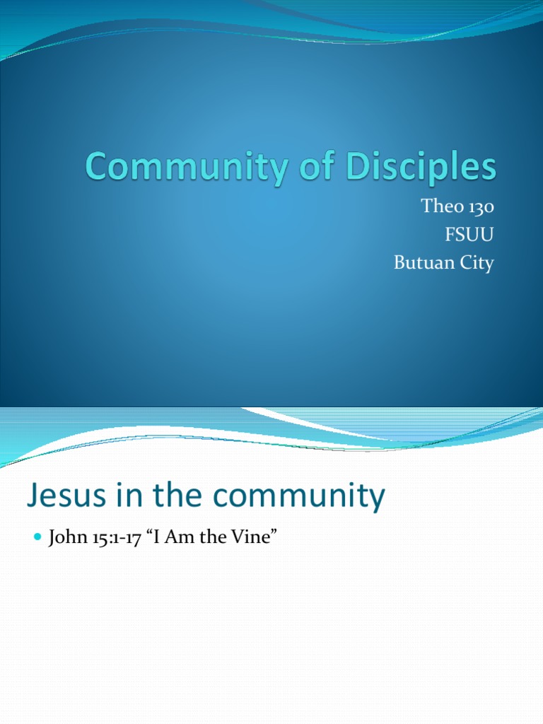 Community of Disciples | PDF | Lord's Prayer | Catholic Church