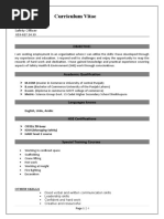 WORK PERMIT RECEIVER RESUME Latest | PDF