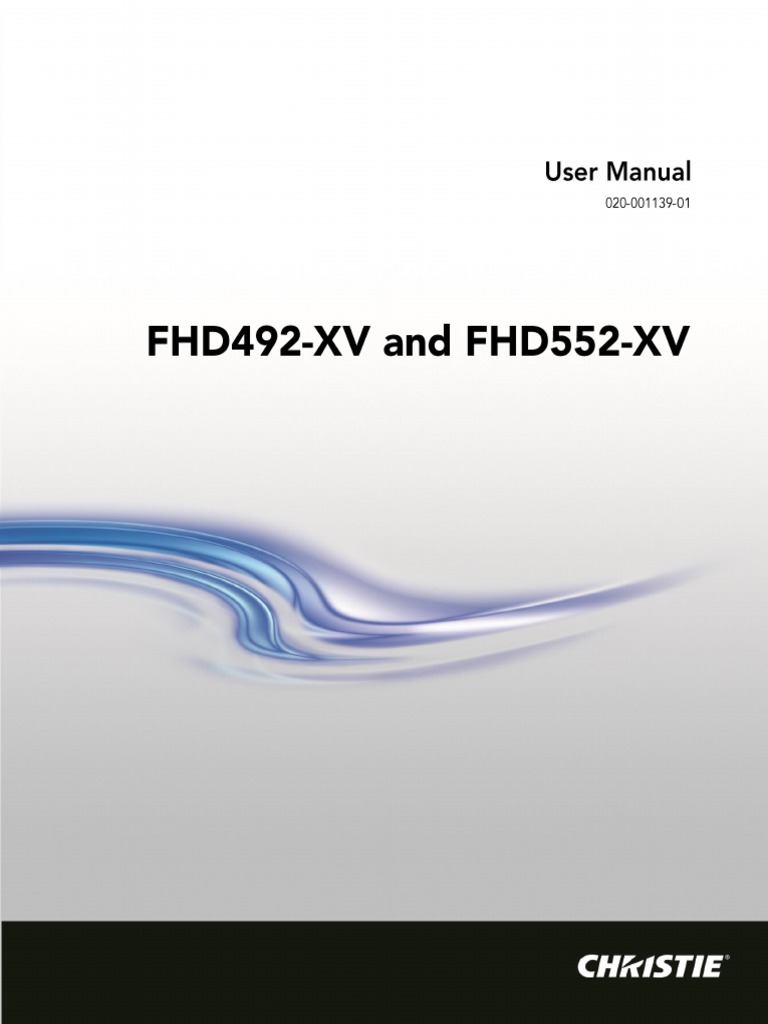 Manual E Christie | Download Free PDF | Hdmi | Computer Monitor