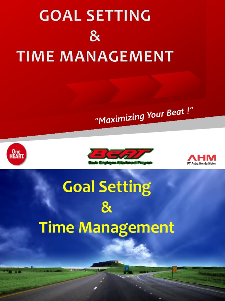 Goal Setting & Time Management PDF | PDF