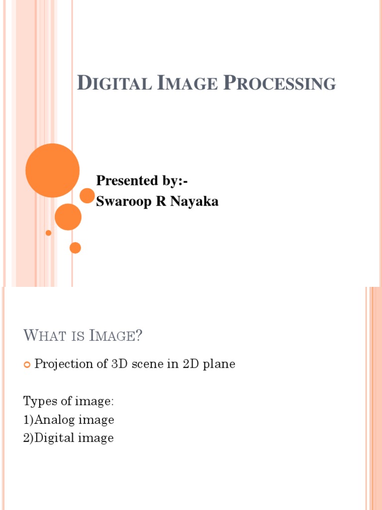 An Introduction to Digital Image Processing: Types of Images ...