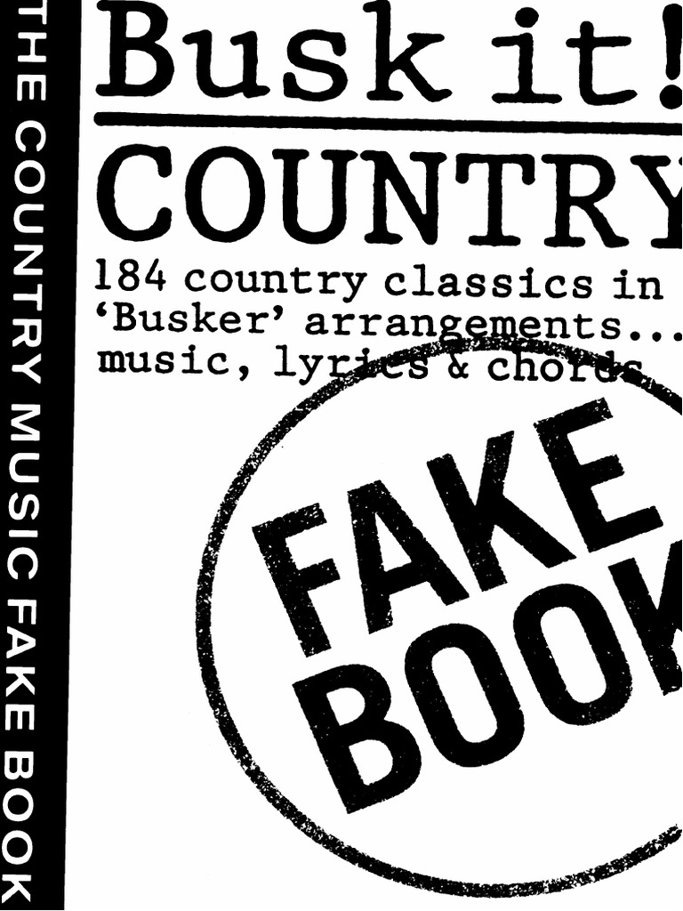 The Country Music Fake Book ( (Lata) ) - 55str | PDF