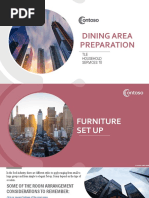 Banquet Setup Standard Operating Procedures | PDF