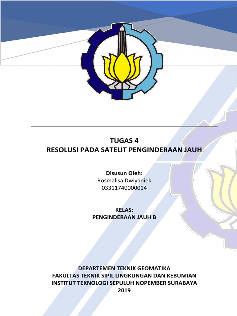 Macam-Macam Resolusi Satelit Penginderaan Jauh | PDF