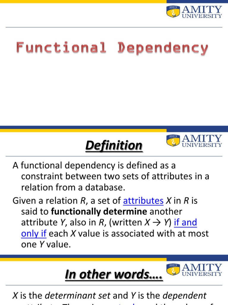 Understanding Functional Dependency in DBMS | PDF | Scientific Modeling ...