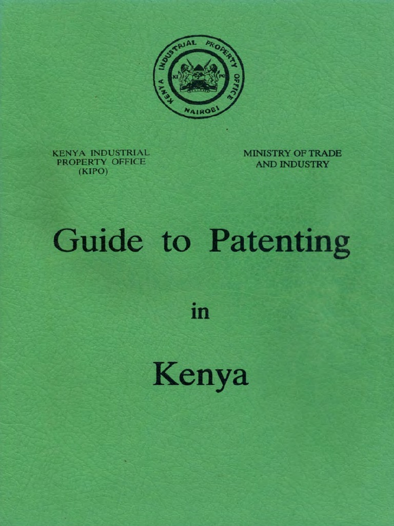 Guide To Patenting in Kenya | PDF | Patent Application | Patent