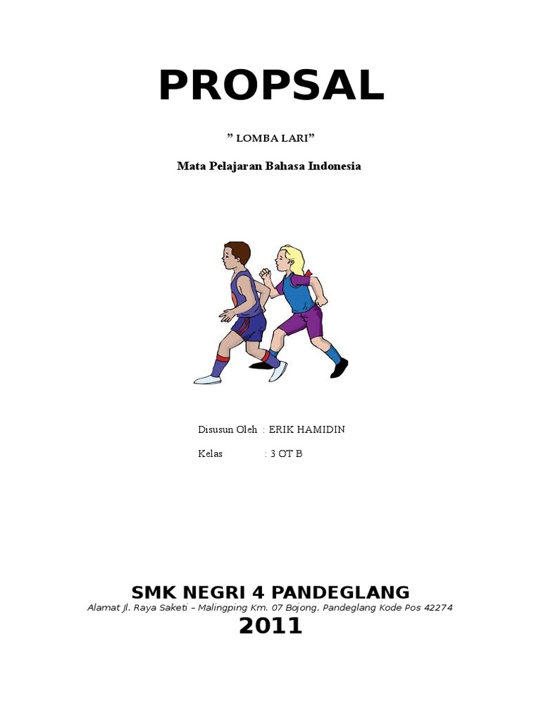 Proposal Kegiatan Lomba Lari | PDF