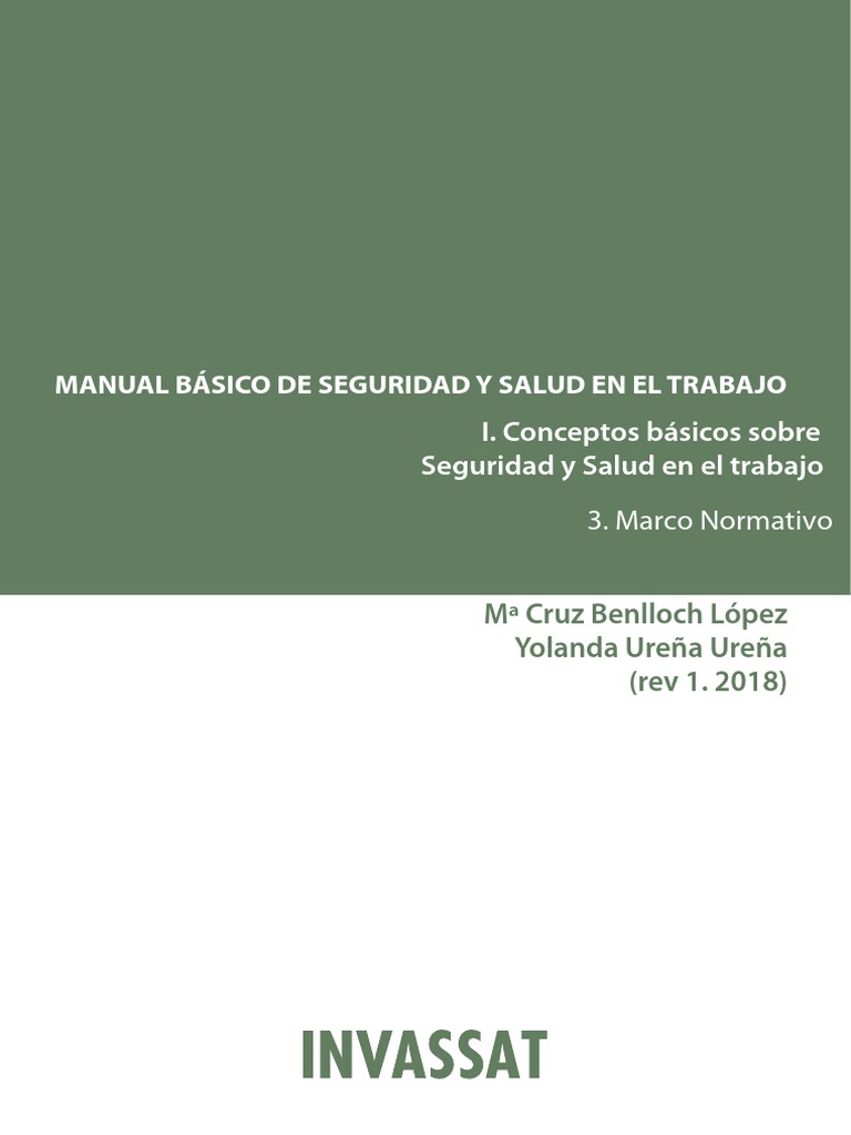 Manual Basico de Seguridad y Salud en El Trabajo | PDF | Derecho ...