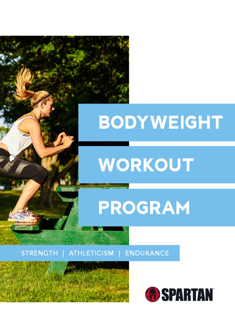 2017SpartanBodyWeightWorkoutProgram PDF | PDF | Physical Fitness | Hobbies