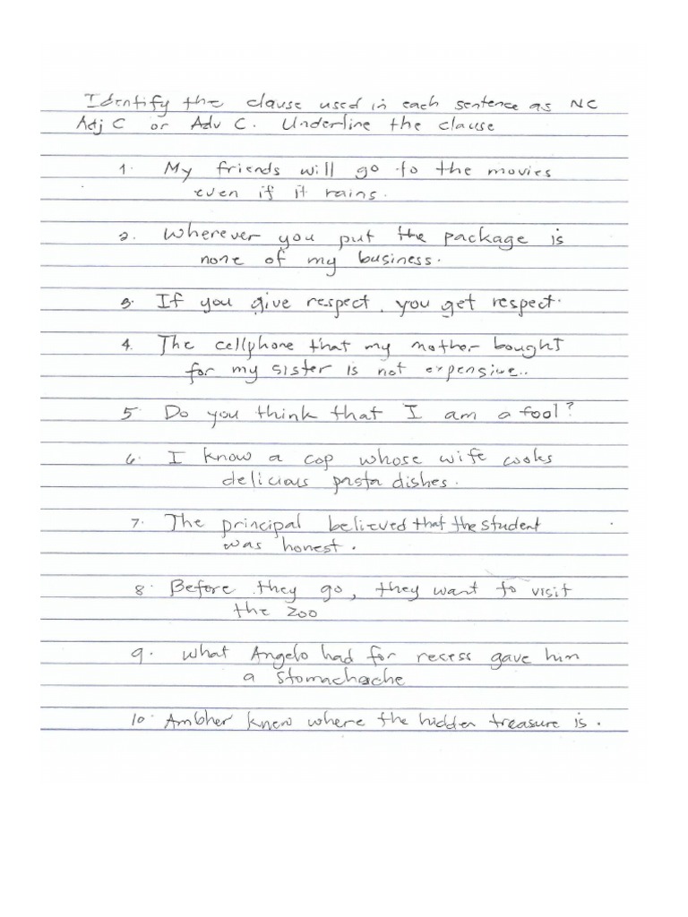 Noun Clause Practice | PDF | Language Mechanics | Linguistics