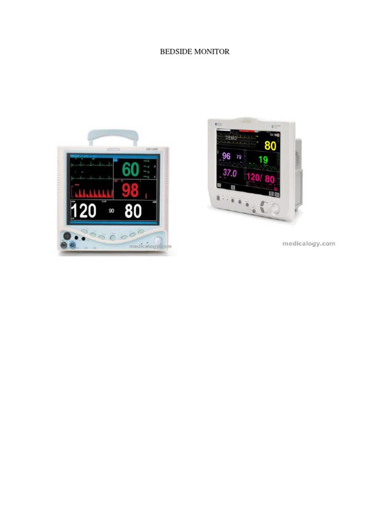 Bedside Monitor Overview | PDF