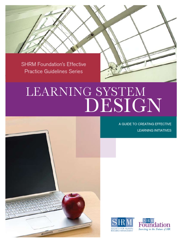 Learning System: Design | PDF | Needs Assessment | Strategic Management