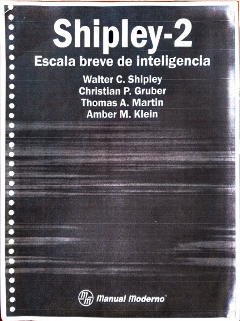 Shipley-2 Escala Breve de Inteligencia PDF | PDF