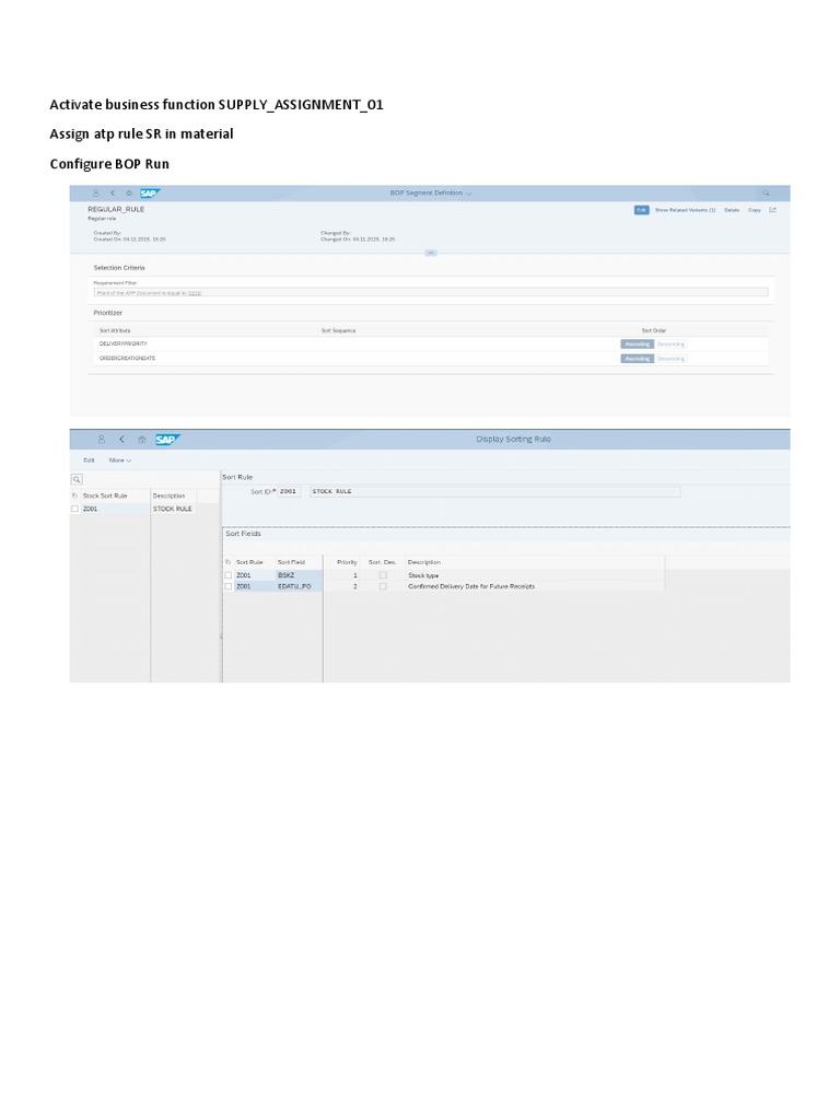 BOP Supply Assignment | PDF
