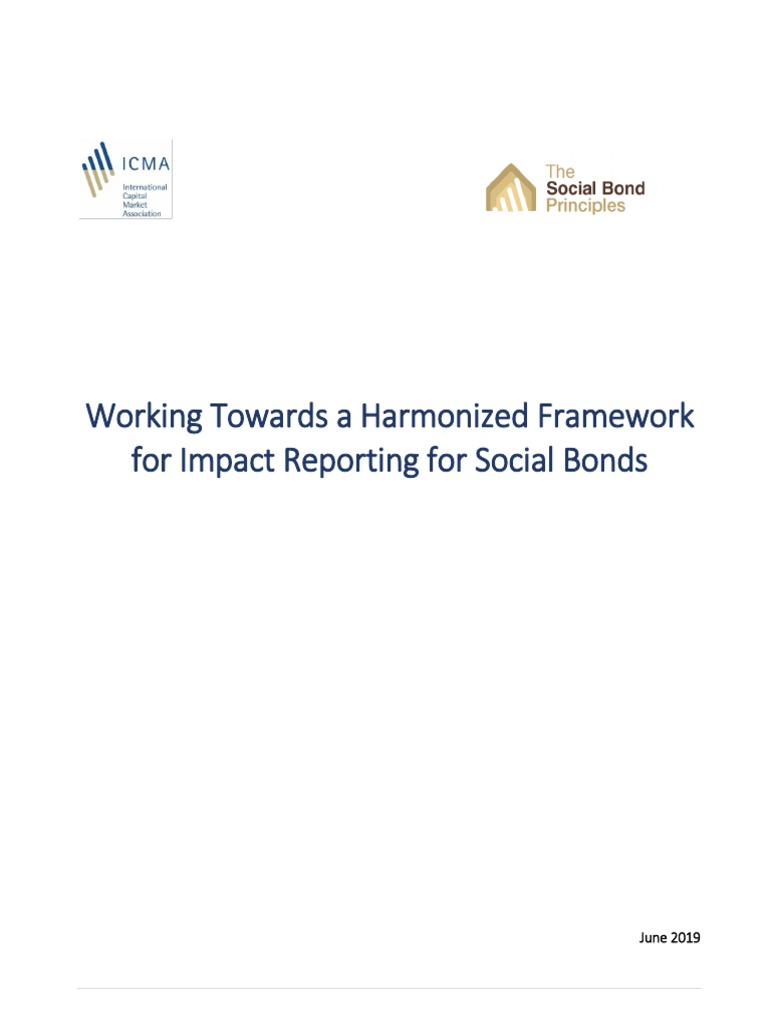 Working Towards A Harmonized Framework For Impact Reporting For Social ...