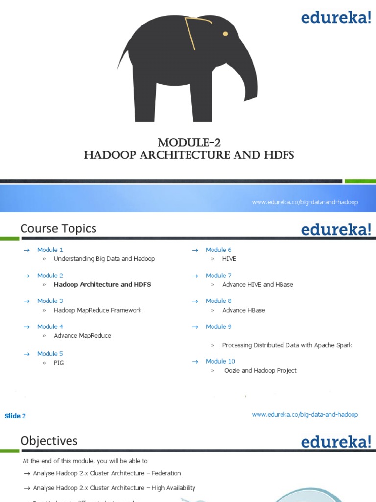 02 Hadoop Architecture and HDFS | Download Free PDF | Apache Hadoop | Software Engineering
