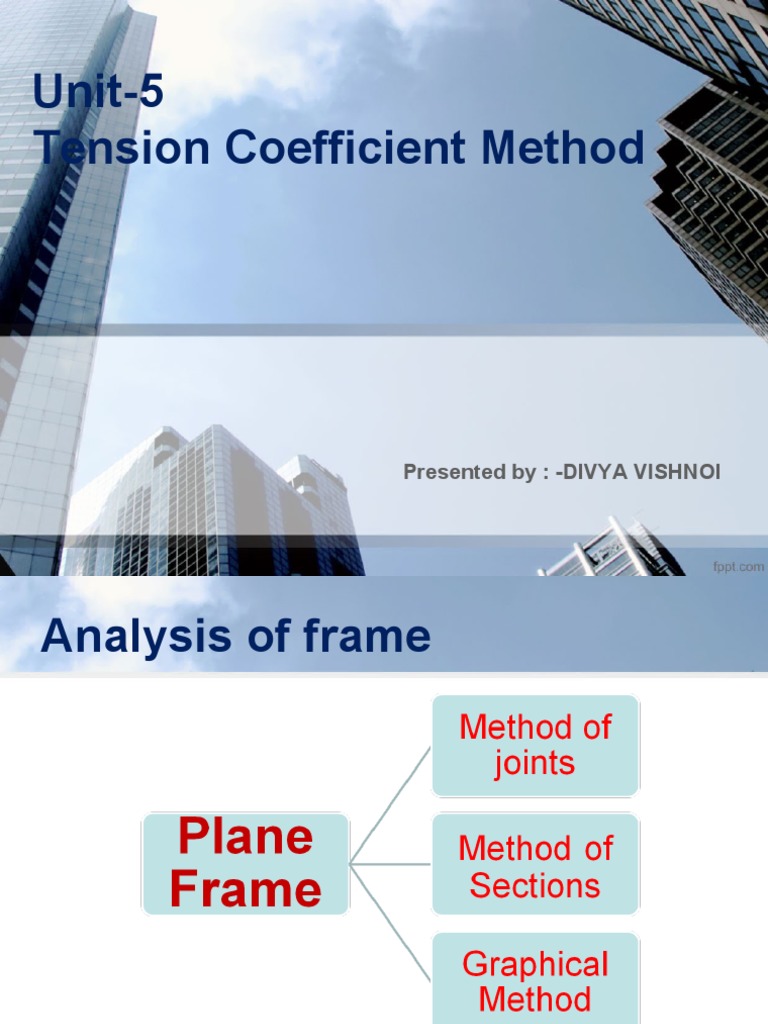 Tension Coefficient Method Explained | PDF | Geometry | Teaching ...