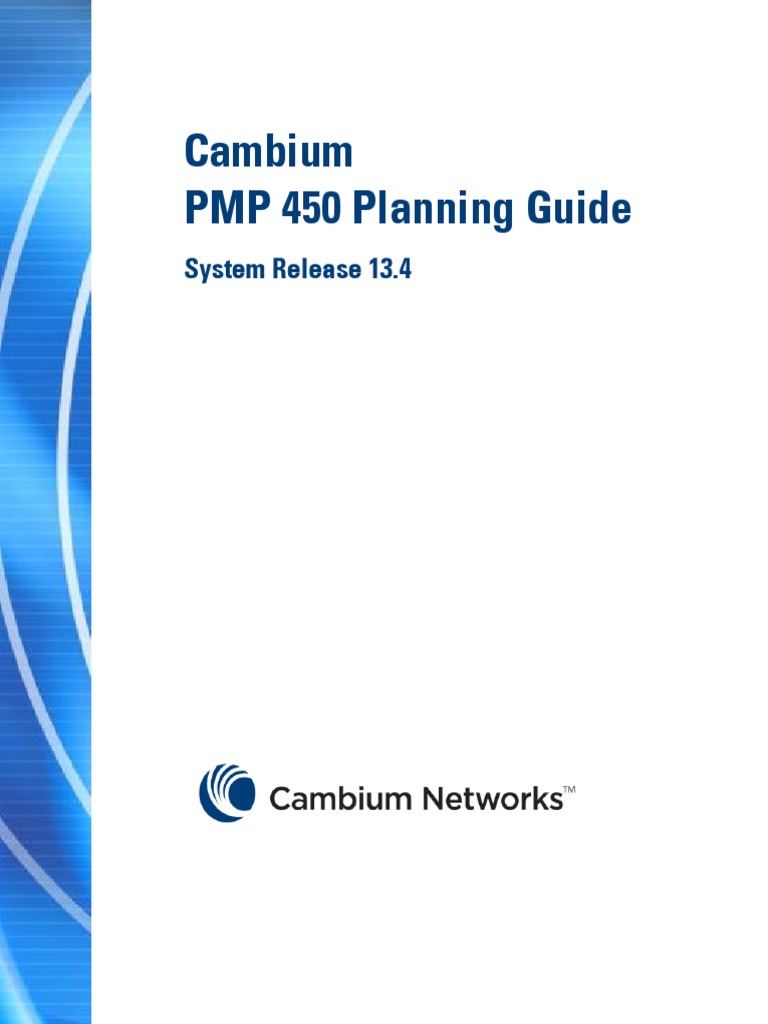 Planning Guide PMP450i Cambium | PDF | Electromagnetic Interference ...