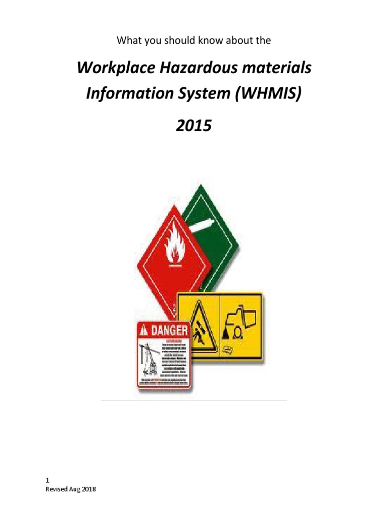 Whmis 2015 | Download Free PDF | Toxicity | Prevention