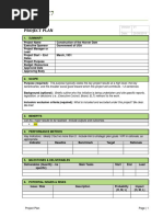 PROJECT PROFILE - Sample | PDF