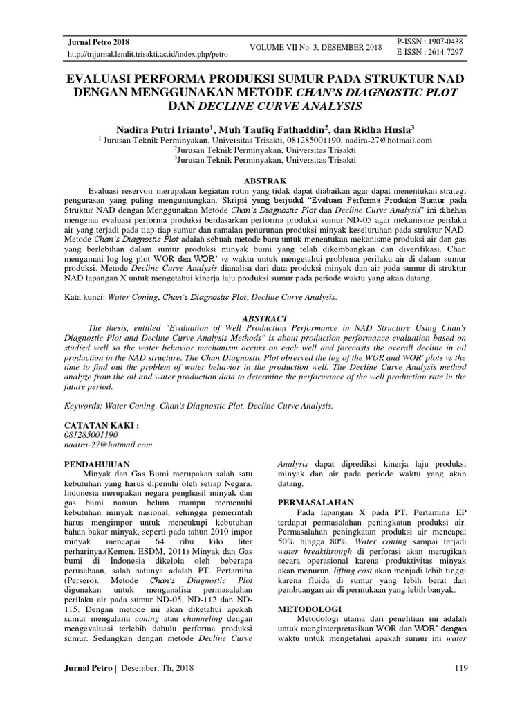 Chan's Diagnostic Plot | PDF