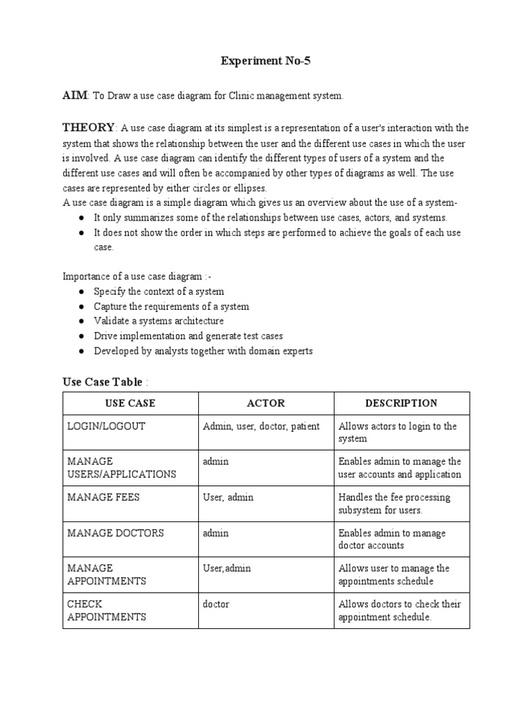 Use Cse Diagram | PDF | Use Case | System
