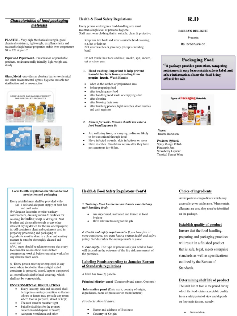 Packaging Food - Feb 1 BROCHURES | PDF | Packaging And Labeling | Hygiene