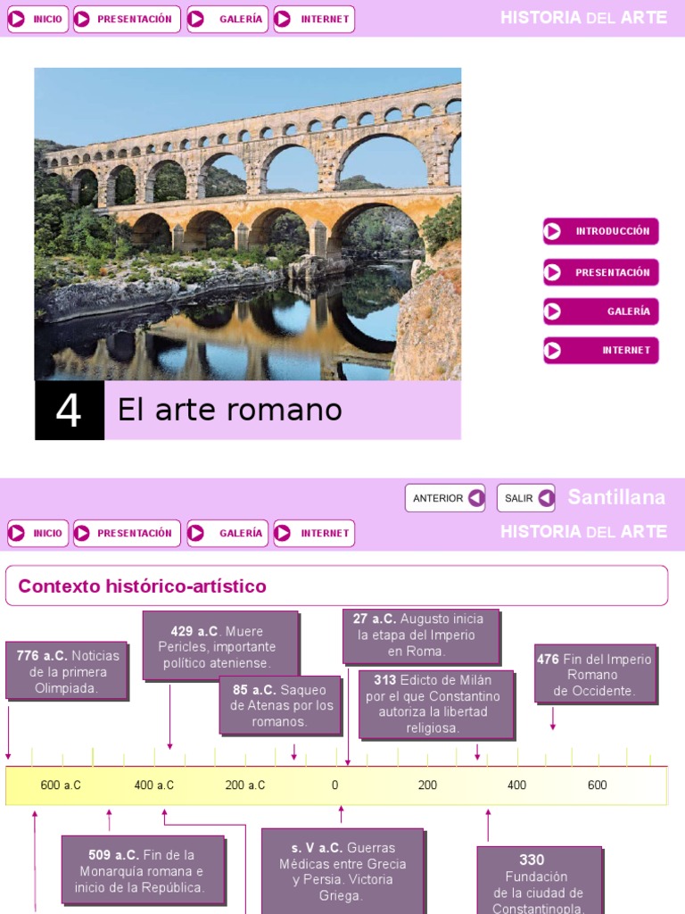 Historia Del Arte 4 | PDF | Mosaico | Escultura