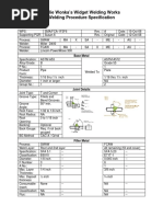 QW 422 P&G Number | PDF