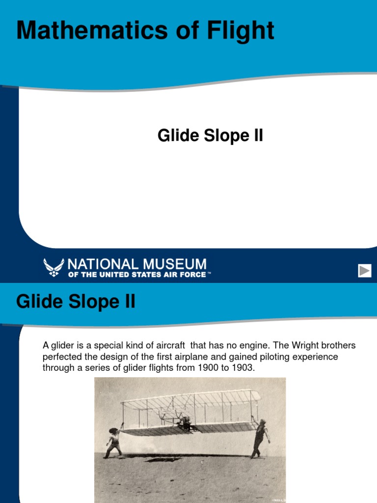 Mathematics of Flight: Glide Slope II | PDF | Trigonometric Functions ...