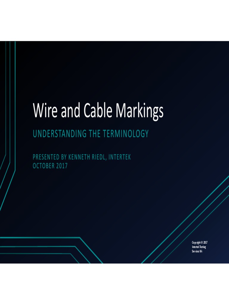 Cable Marking | PDF | Electrical Wiring | Coaxial Cable