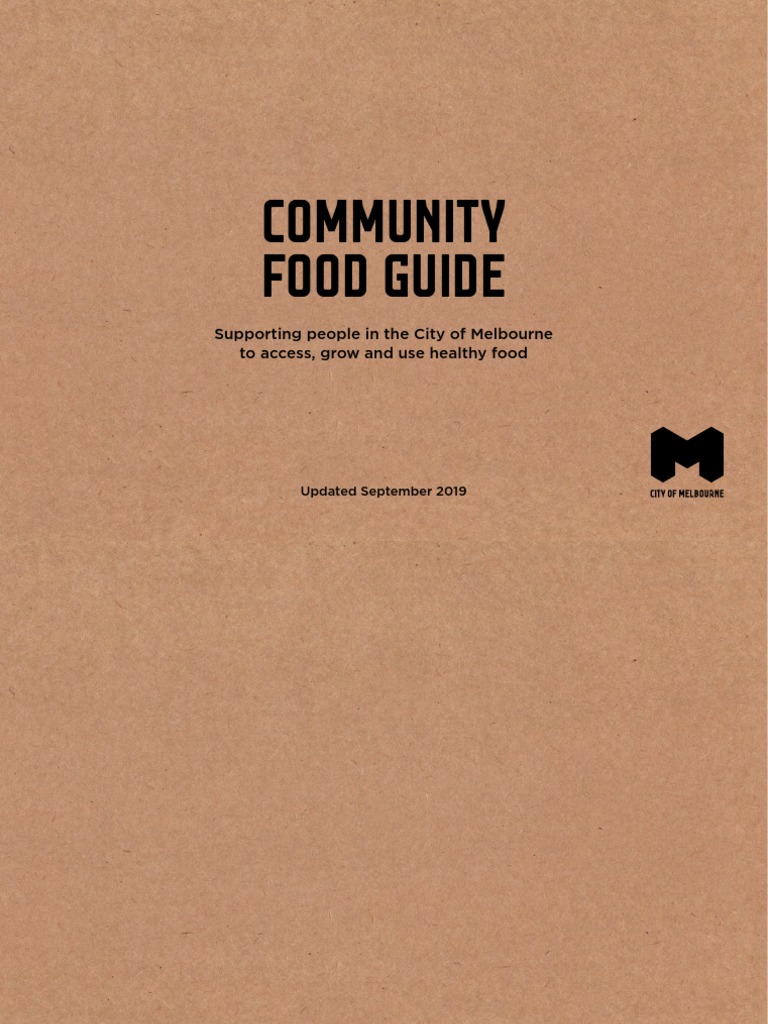 Community Food Guide | PDF | Lunch | Meal