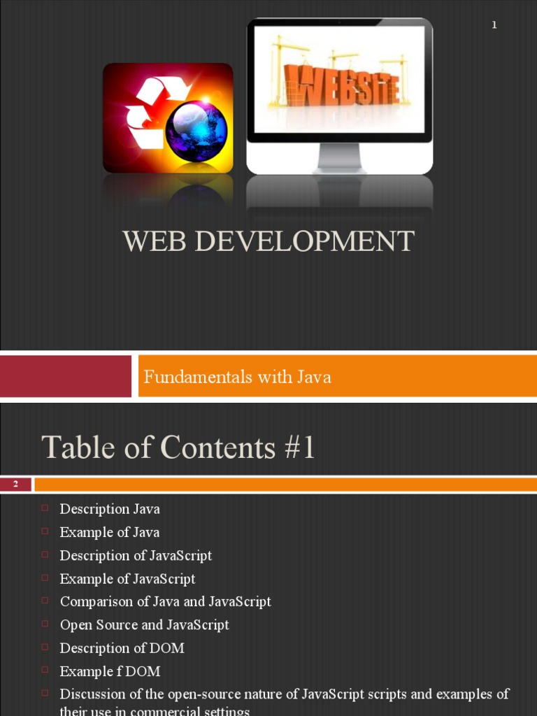 Fundamentals With Java | PDF | Document Object Model | Java Script