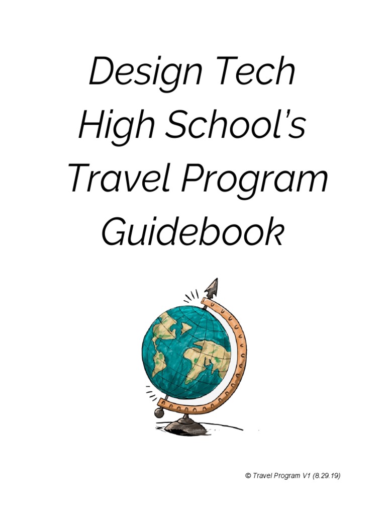 Design Tech High School's Travel Program Guidebook | Download Free PDF | Mentorship | Empathy
