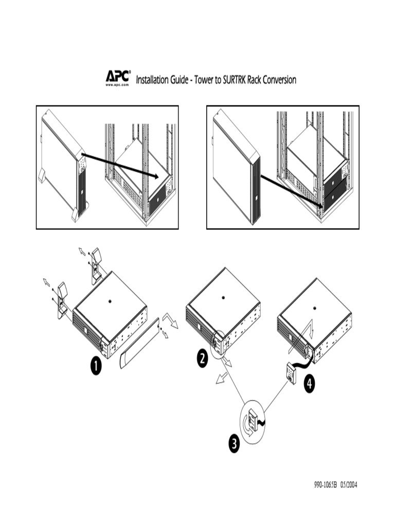Installation Guide - Tower To SURTRK Rack Conversion | PDF