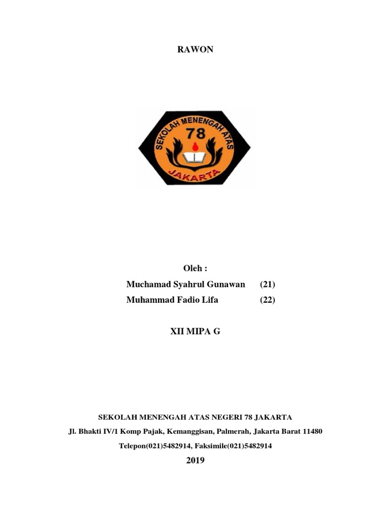 Proposal Prakarya Rawon | PDF