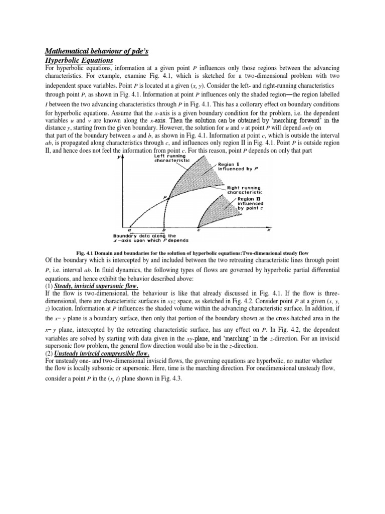 Parabolic, Elliptic, Hyperbolic Eqn CFD | PDF | Boundary Value Problem | Fluid Dynamics