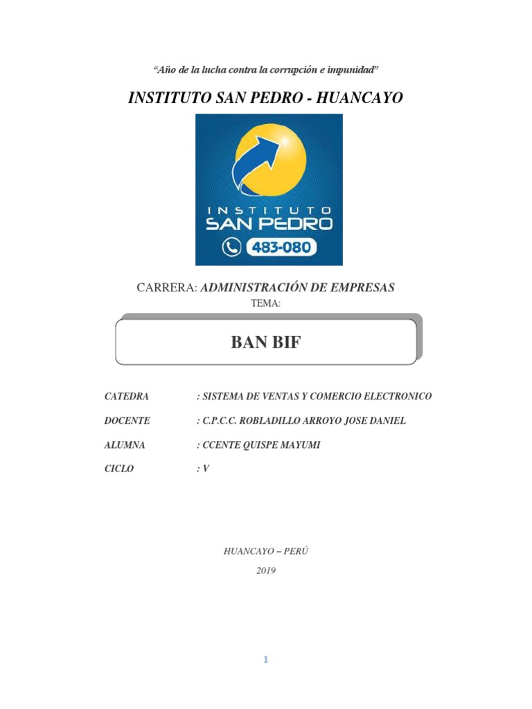 Monografia BAN BIF | PDF | Banco Comercial | Bancos