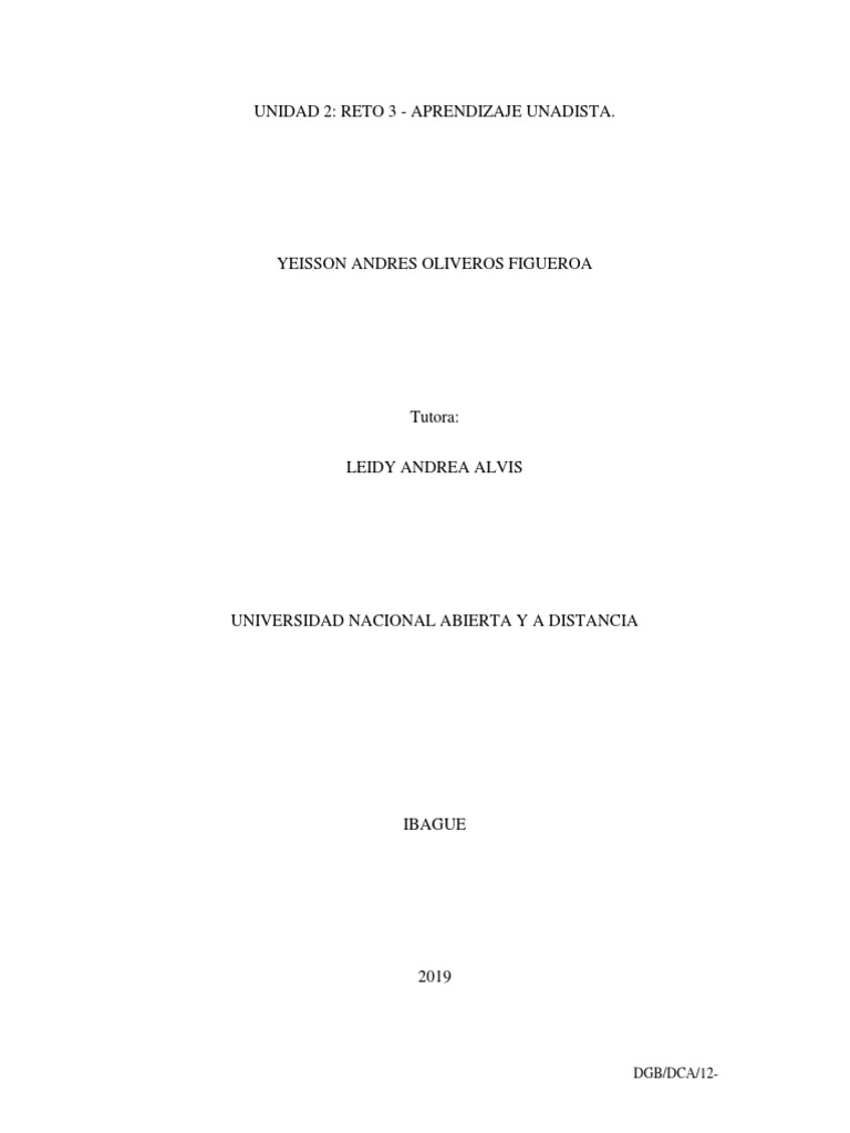 Yeisson Andres Oliveros Figueroa - 614 | PDF | Creatividad | Vida